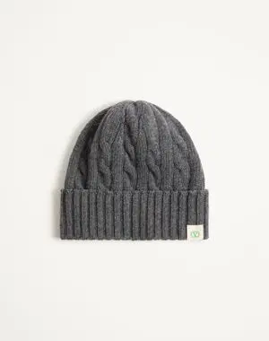Valentino Garavani Wool Beanie - Dark Grey