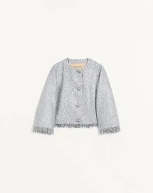 Valentino Garavani Caban In Lurex Basket Weave