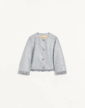Valentino Garavani Caban In Lurex Basket Weave