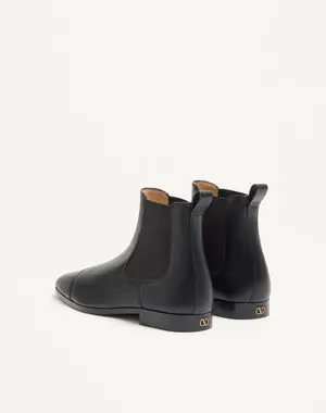 Valentino Garavani Mockers Ankle Boot In Kidskin