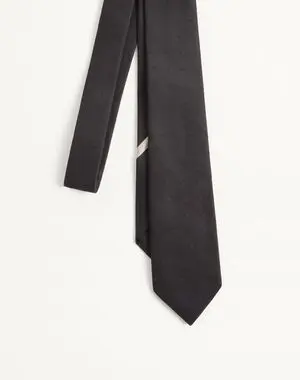 Valentino Garavani Cotton Tie - Black