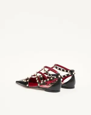 Valentino Garavani Rockstud Kidskin Ballerinas