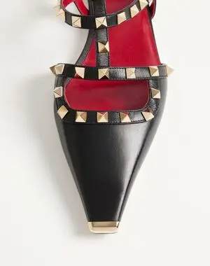 Valentino Garavani Rockstud Kidskin Ballerinas