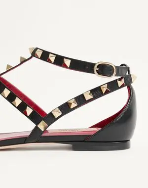 Valentino Garavani Rockstud Kidskin Ballerinas