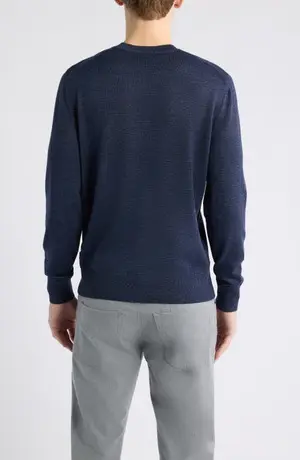 BOSS Virgin Wool V-neck Sweater