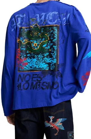 Desigual Graphic Long Sleeve T-shirt