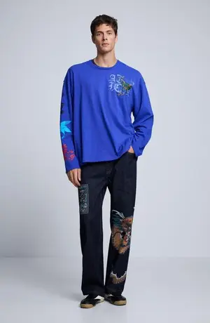 Desigual Graphic Long Sleeve T-shirt