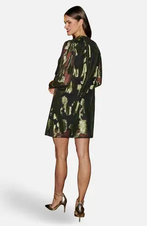 YUMI Luminous Floral Tunic Mini Dress