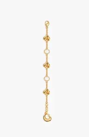 YOJ Knot Bracelet In And Crystals