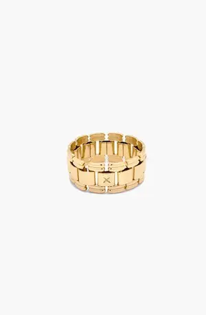 YOJ Crawford Watch Band Ring - Gold