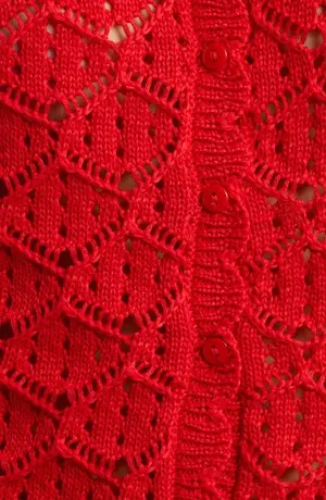 HELLO MOLLY Sunkissed Socialite Short Sleeve Crochet Top
