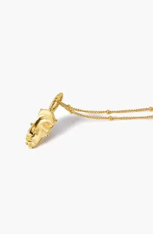 YOJ Visage Mini Pendant Choker Necklace