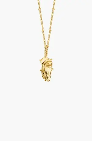 YOJ Visage Mini Pendant Choker Necklace