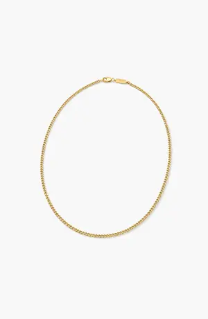 YOJ Velno Delicate Curb Chain Necklace