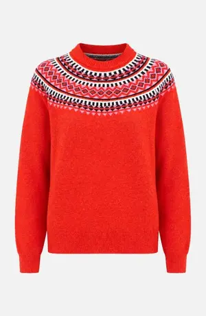 YUMI Relaxed Fairisle Jumper