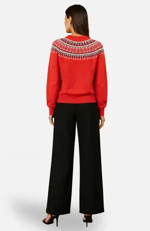 YUMI Relaxed Fairisle Jumper