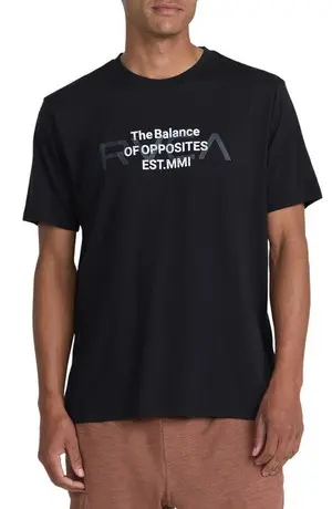 Rvca Case Graphic Performance T-shirt - Black