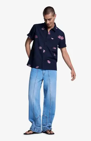 Desigual Straight Leg Jeans