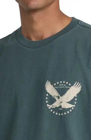 Rvca Vulture Culture Graphic T-shirt