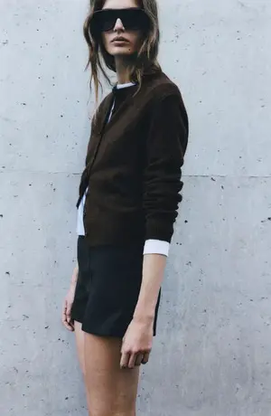 Mango Cardigan - Chocolate