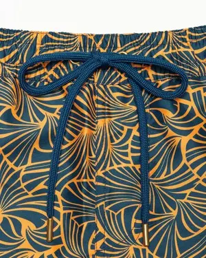 PRINCE & BOND Easton Swim Shorts In Rio Print