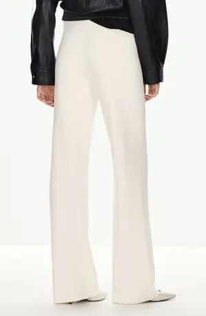 Mango Fine Knit Straight Leg Pants