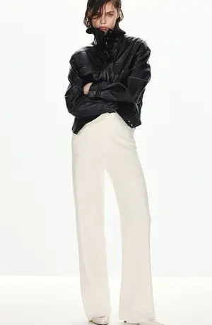Mango Fine Knit Straight Leg Pants