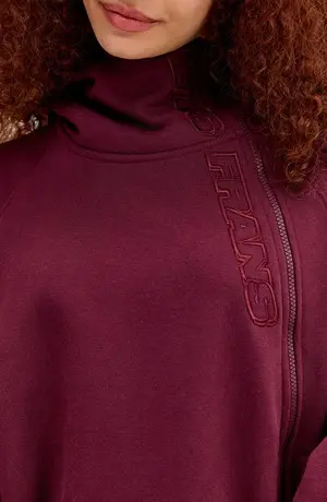 IETS FRANS Asymmetrical Embroidered Hoodie