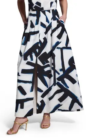 NIC+ZOE Iconic Letterpress Maxi Skirt