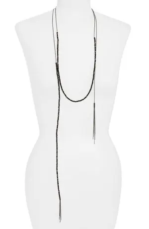 ALLSAINTS Faceted Bead Multiwrap Necklace