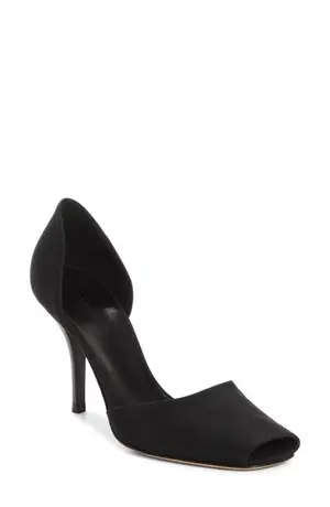 THE ROW Noor Pointed Toe D'orsay Pump - Black