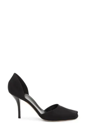 THE ROW Noor Pointed Toe D'orsay Pump - Black