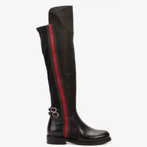 VINCI LEATHER SHOES The Gallant Leather Knee-high Boot