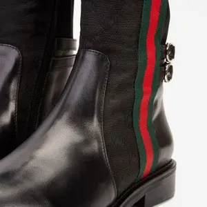VINCI LEATHER SHOES The Gallant Leather Knee-high Boot