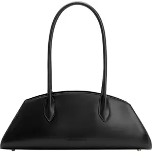 MELIE BIANCO Birdie Recycled Vegan Leather Shoulder Bag - Black
