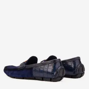 VINCI LEATHER SHOES The Lucento Suede Driver Loafer