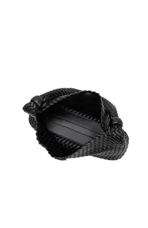 MELIE BIANCO Quinn Recycled Vegan Leather Shoulder Bag - Black