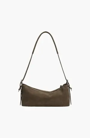 MELIE BIANCO Valeria Recycled Vegan Suede Shoulder Bag