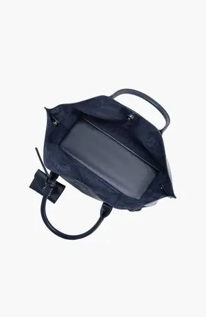 MELIE BIANCO Astrid Recycled Vegan Leather Tote Bag - Navy