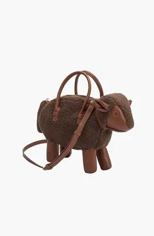 MELIE BIANCO Sheep Vegan Leather Crossbody Bag