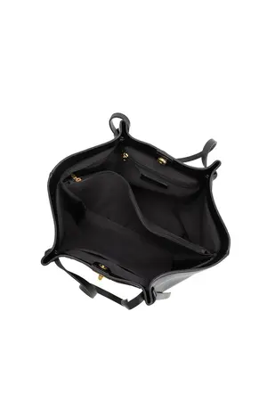MELIE BIANCO Imelda Recycled Vegan Leather Tote Bag - Black