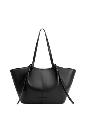 MELIE BIANCO Imelda Recycled Vegan Leather Tote Bag - Black