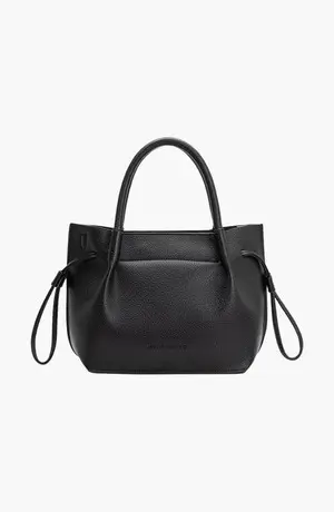 MELIE BIANCO Tyler Recycled Vegan Leather Crossbody Bag - Black