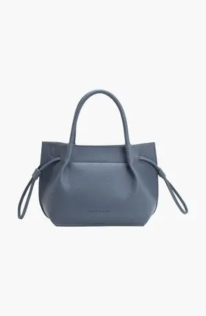 MELIE BIANCO Tyler Recycled Vegan Leather Crossbody Bag Slate