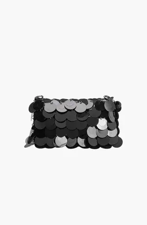 MELIE BIANCO Gillie Sequin Crossbody Bag - Black