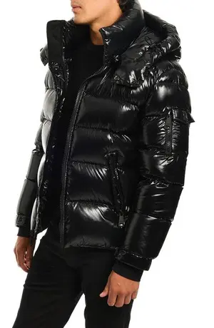 Sam. Glacier Hooded Down Puffer Jacket - Jet