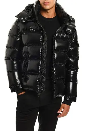Sam. Glacier Hooded Down Puffer Jacket - Jet
