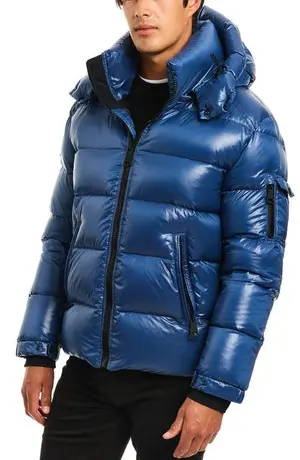 Sam. Glacier Hooded Down Puffer Jacket - Ocean