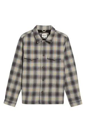 RHYTHM Polar Bond Long Sleeve Cotton Flannel Button-up Shirt - Smoke