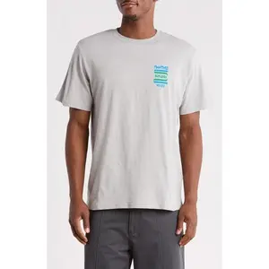 RHYTHM Blueprint Slub Cotton Graphic T-shirt - Stone